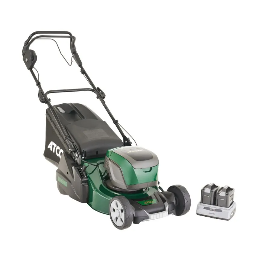 Atco Liner 16S Li KIT 48v Cordless Self-Propelled Roller Lawnmower (In ...